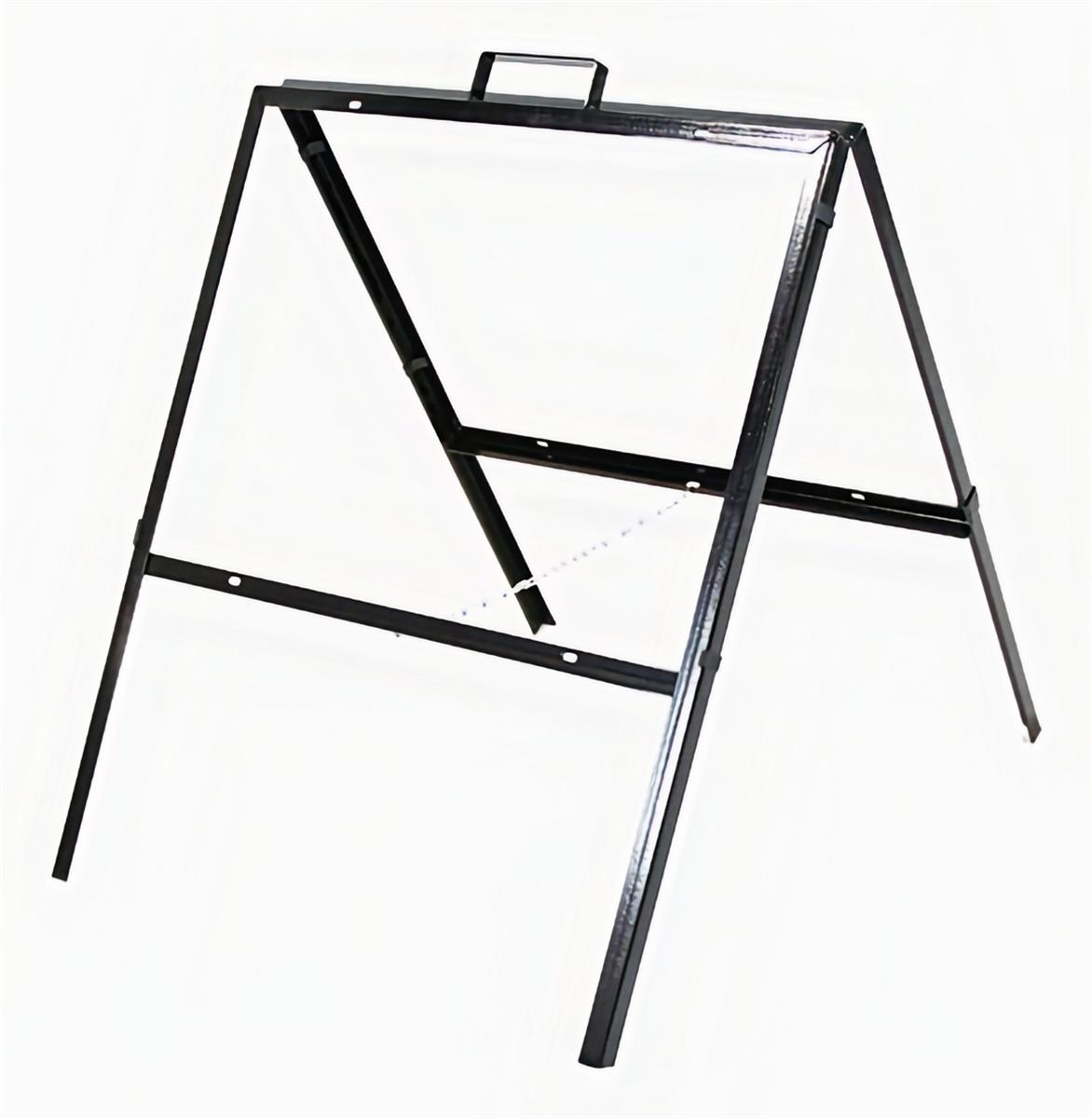 Folding A-Frame Sidewalk Sign - Black - Poster Only