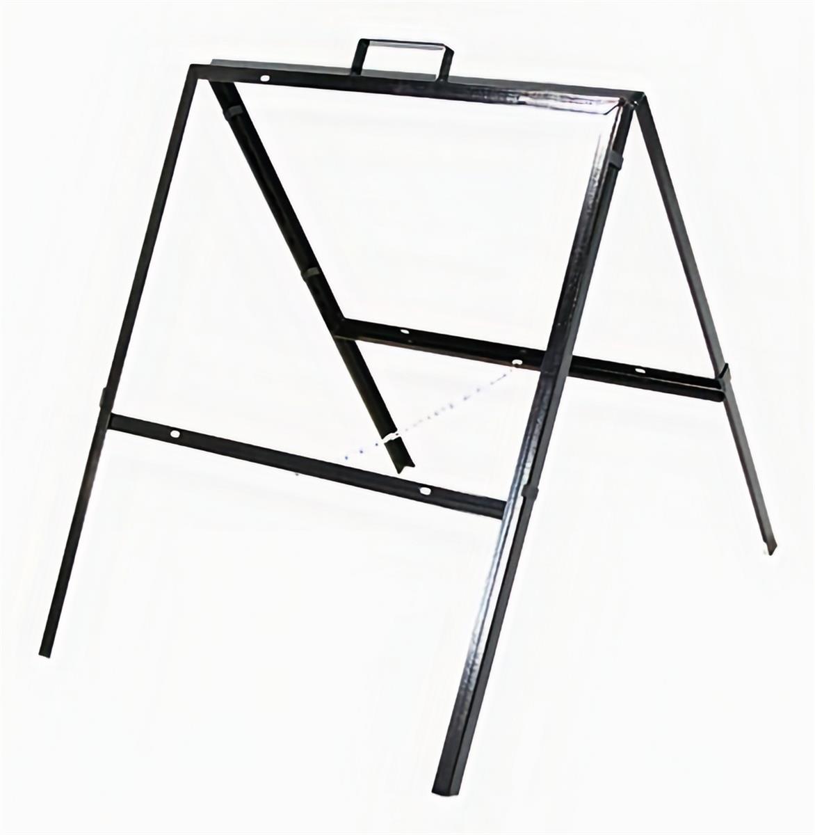 Folding A-Frame Sidewalk Sign - Black - Poster Only