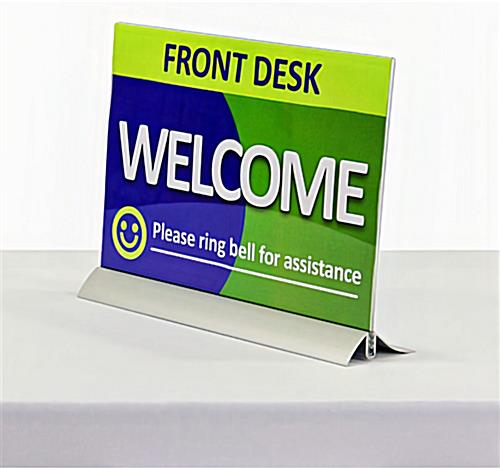 Acrylic Table Top Sign Holder | Sign Holders for Retail Counter