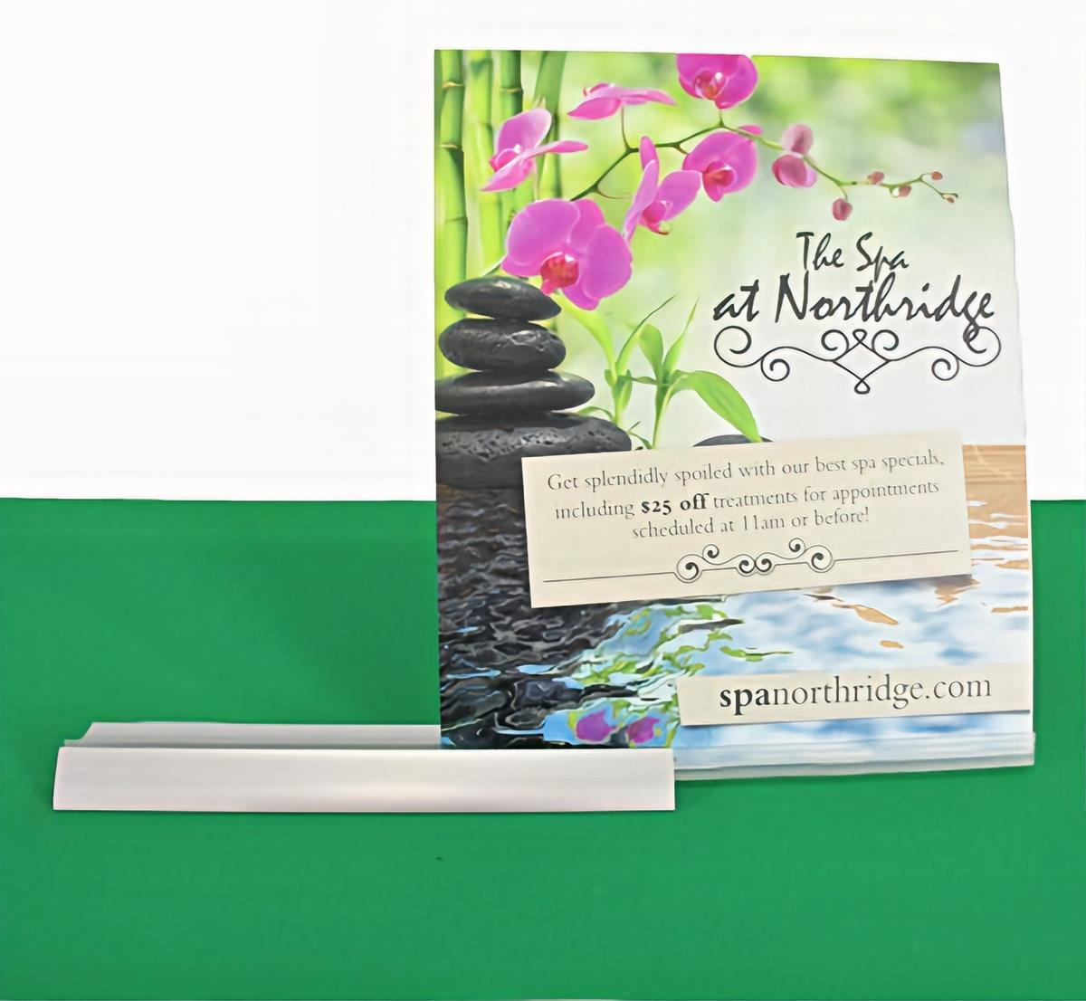 Slanted Sign Holder | Super Grip Base