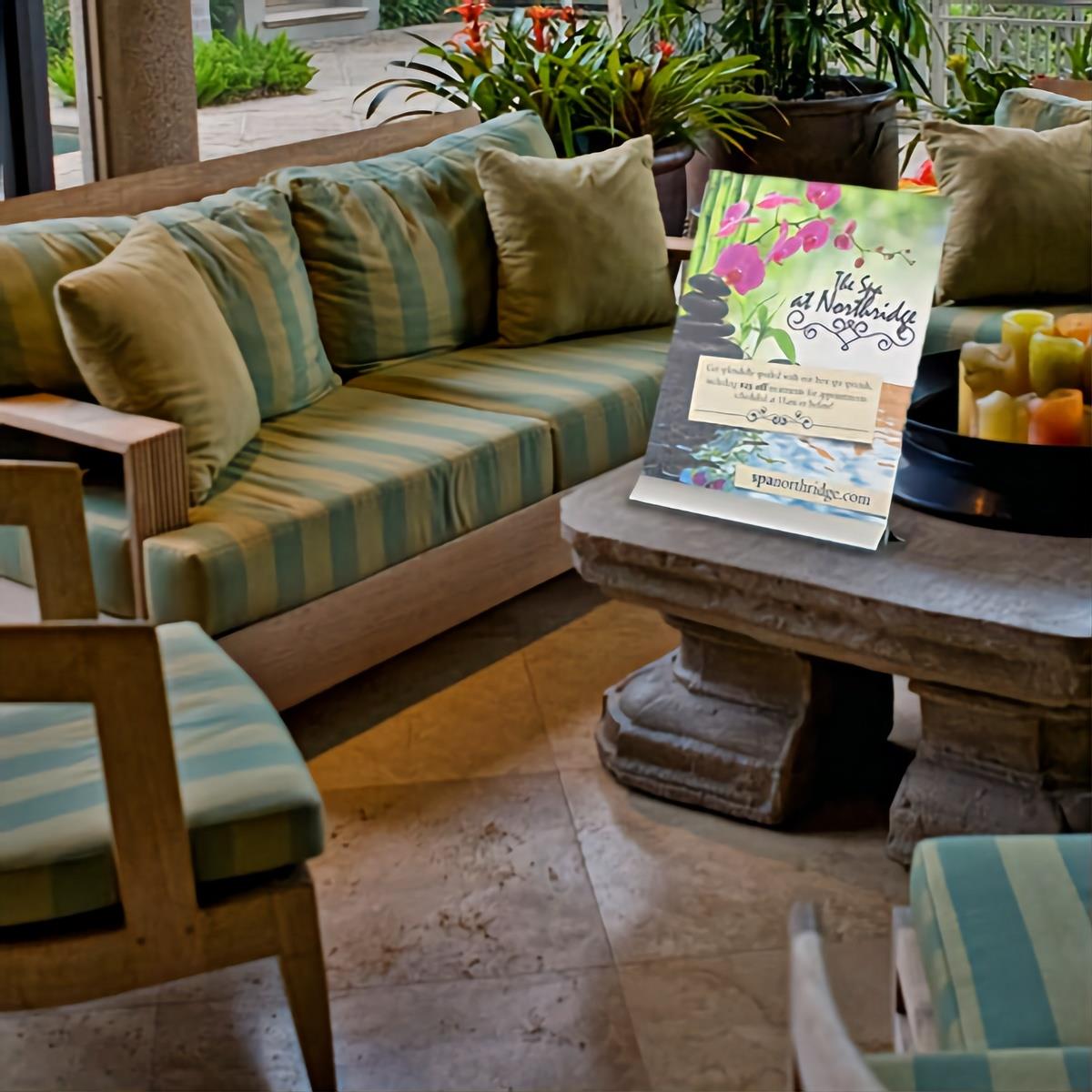 Slanted Sign Holder | Super Grip Base