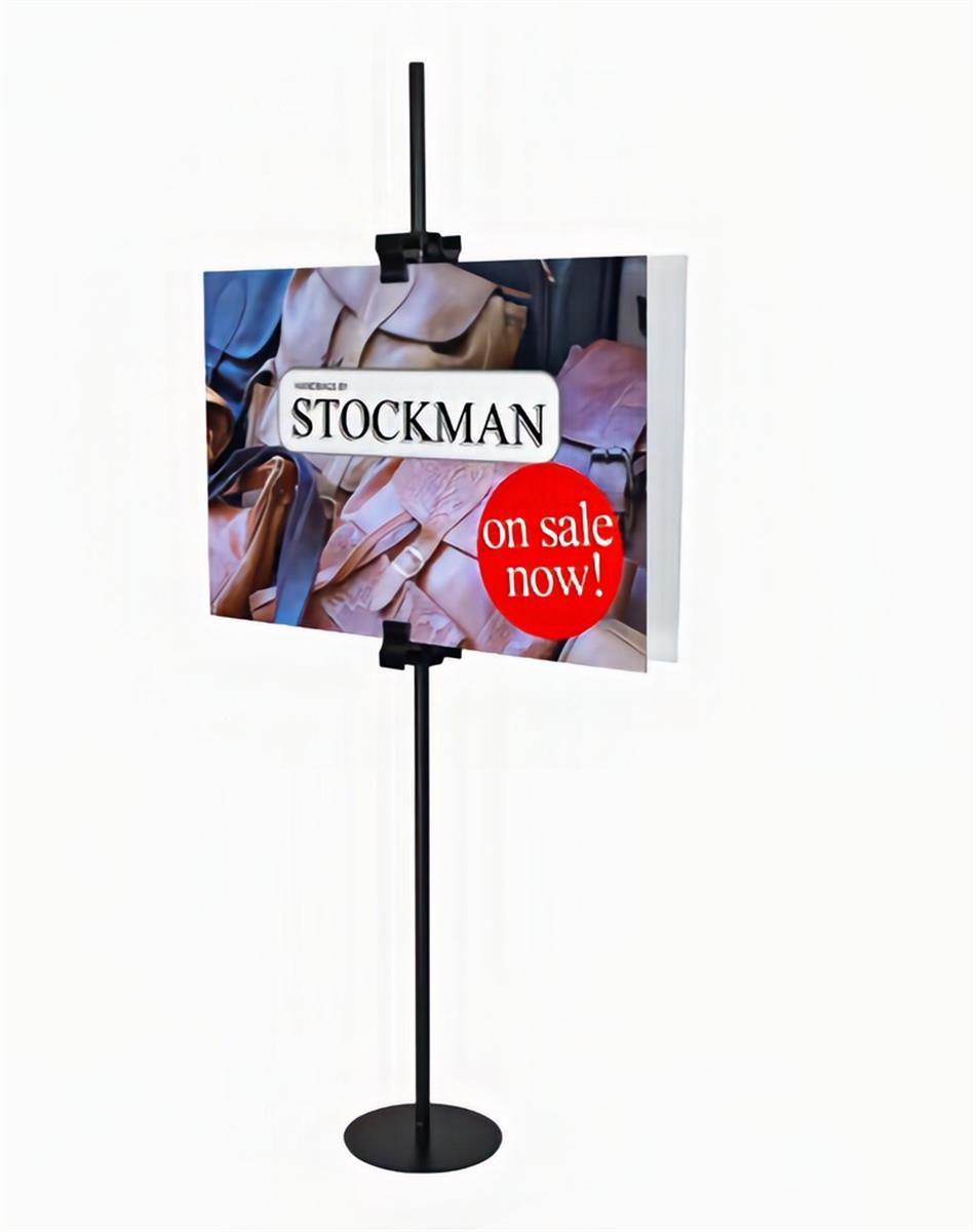 Poster Clamp Stand DIsplay | Double-Sided| TRT Banners