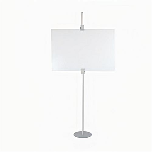 Poster Clamp Stand DIsplay | Double-Sided| TRT Banners