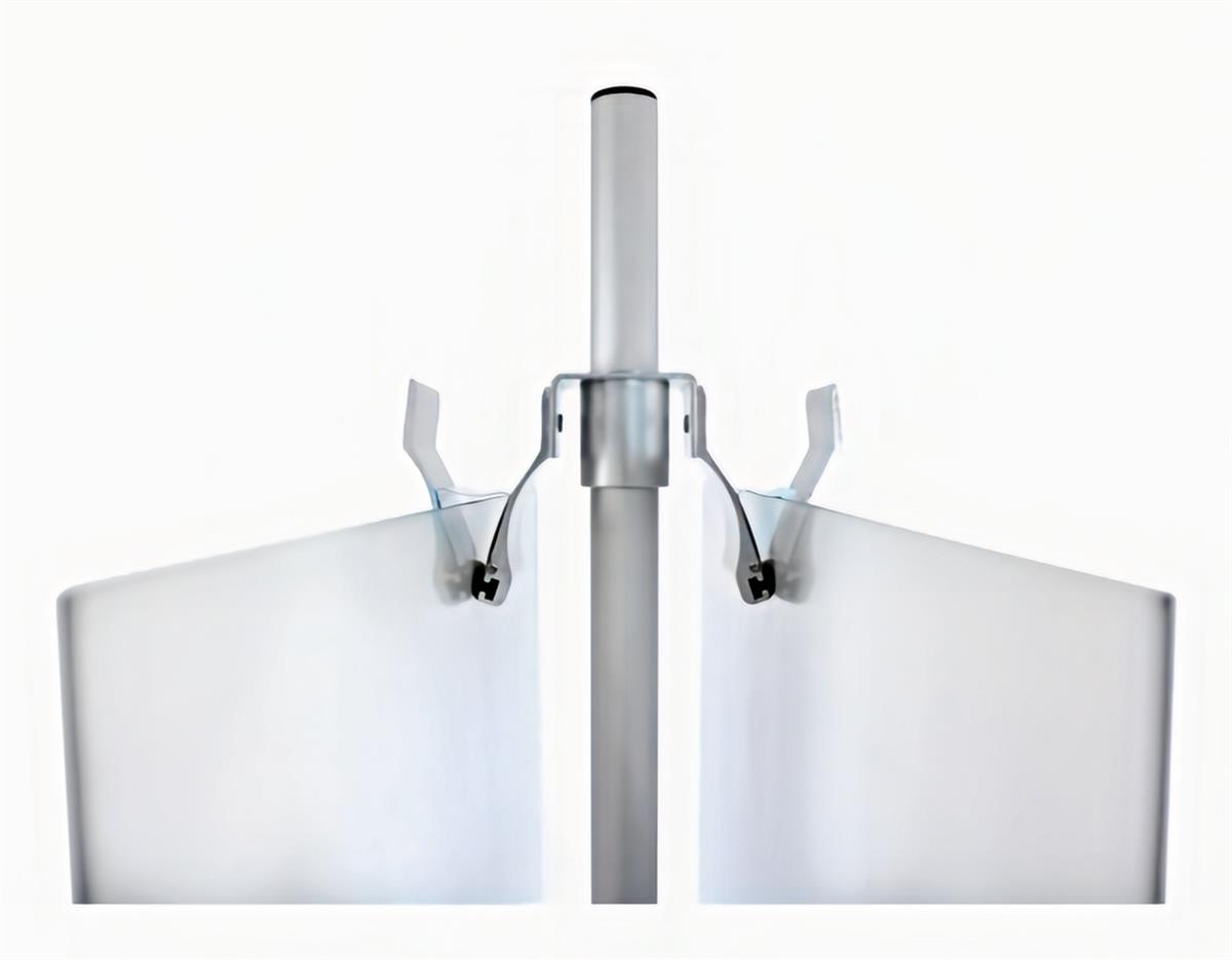 Poster Clamp Stand DIsplay | Double-Sided| TRT Banners