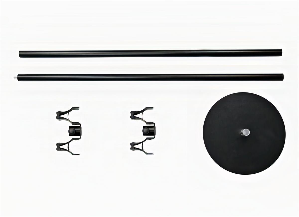 Poster Clamp Floor Display | Double Sided | Post Up Stand