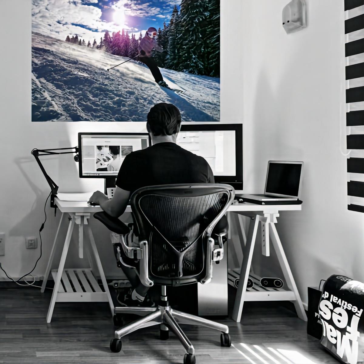 Custom Metal Photo Print | Post Up Stand