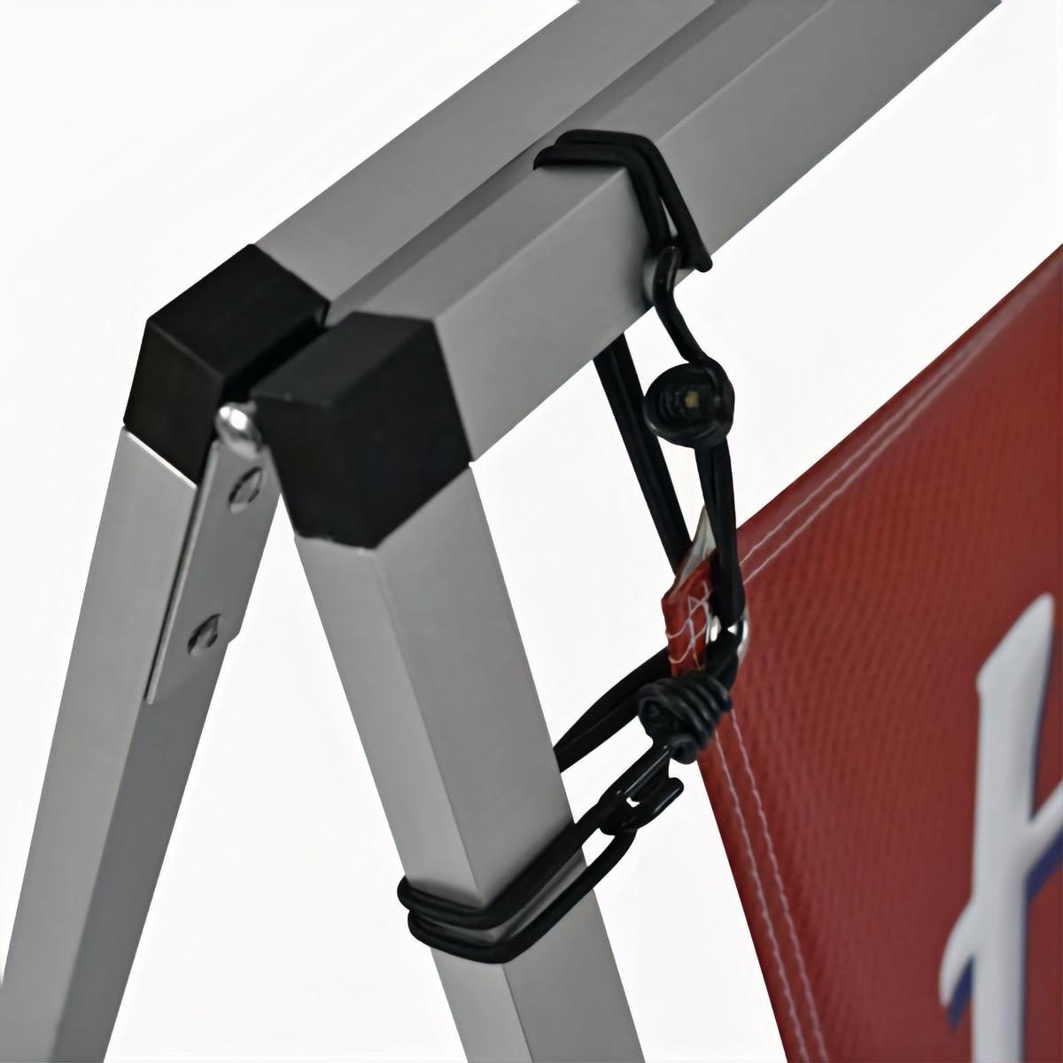 Horizontal Outdoor A-Frame Banner Display | Post Up Stand