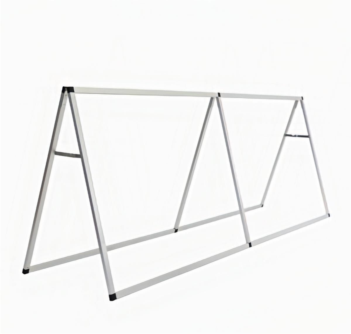 Horizontal Outdoor A-Frame Banner Display | Post Up Stand