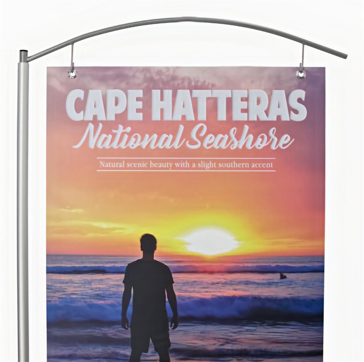 Quest Banner Sign Stand | Custom Floor Standing Sign