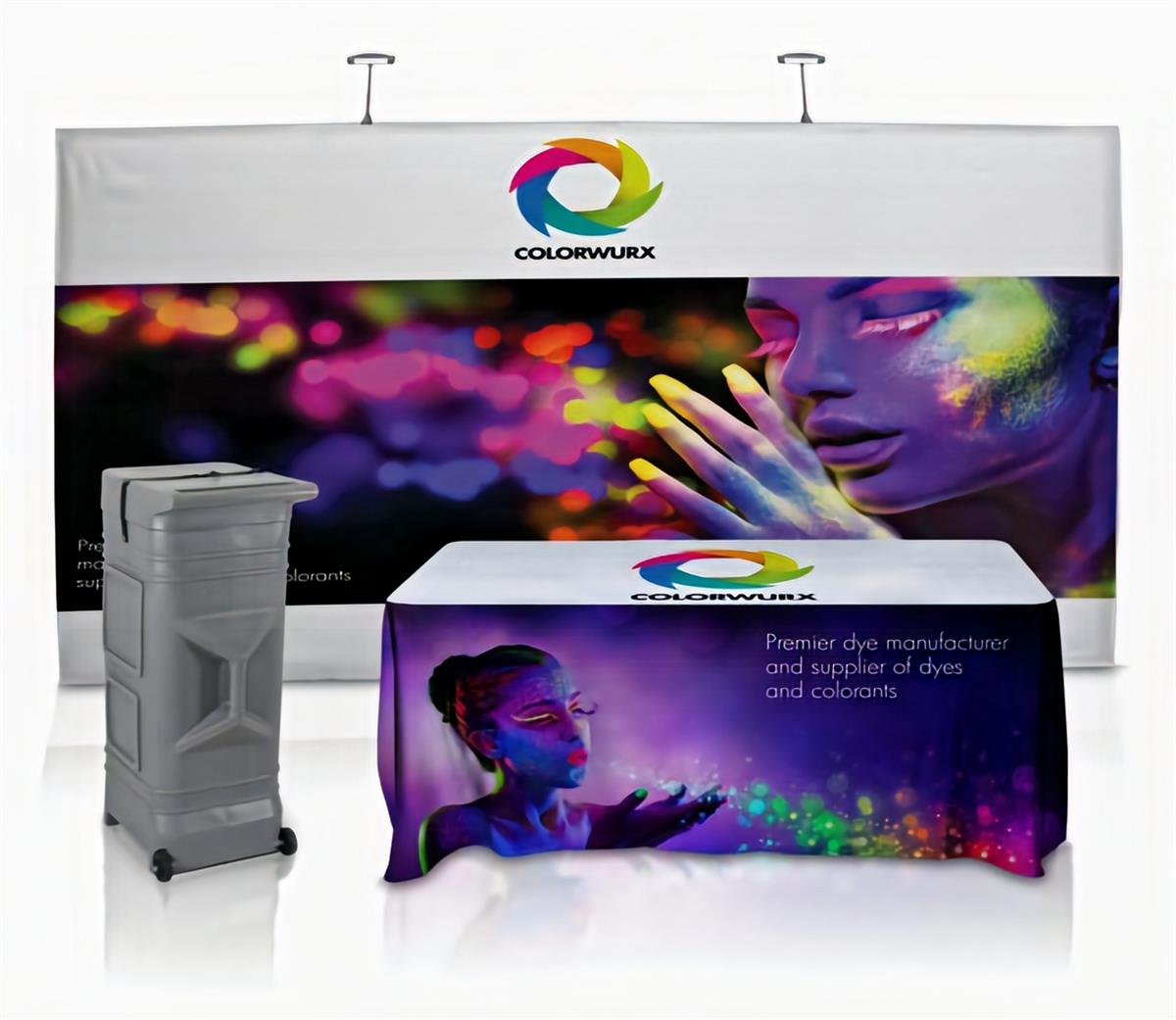 10' Quick Fabric Trade Show Package | Trade Show Display Kit
