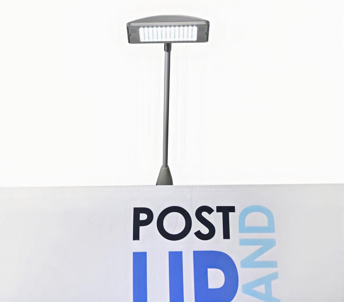 LED Light for Trade Show or Quick Fabric Displays | Post Up Stand