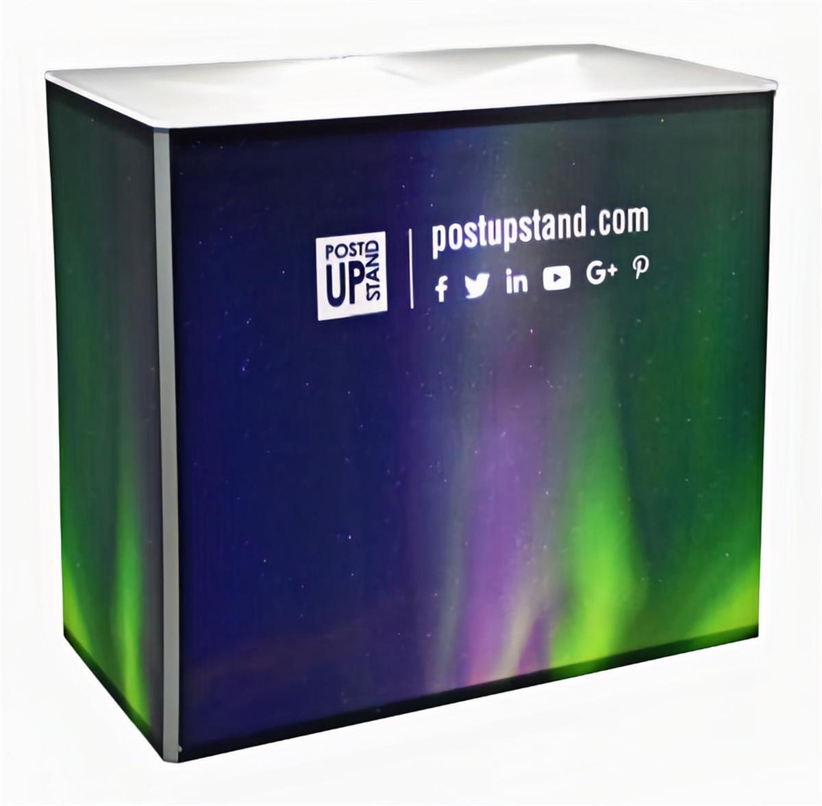 Backlit Podium Replacement Banner | Post Up Stand