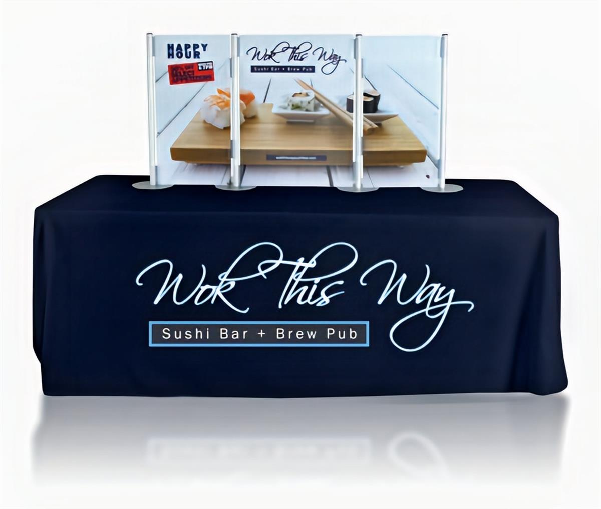 Tabletop Three Panel Display Board Package | Post Up Stand
