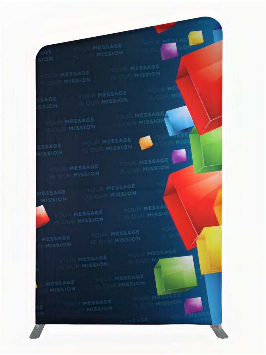 Angled Tension Fabric Banner | 59" Wide | Printed Fabric Banner