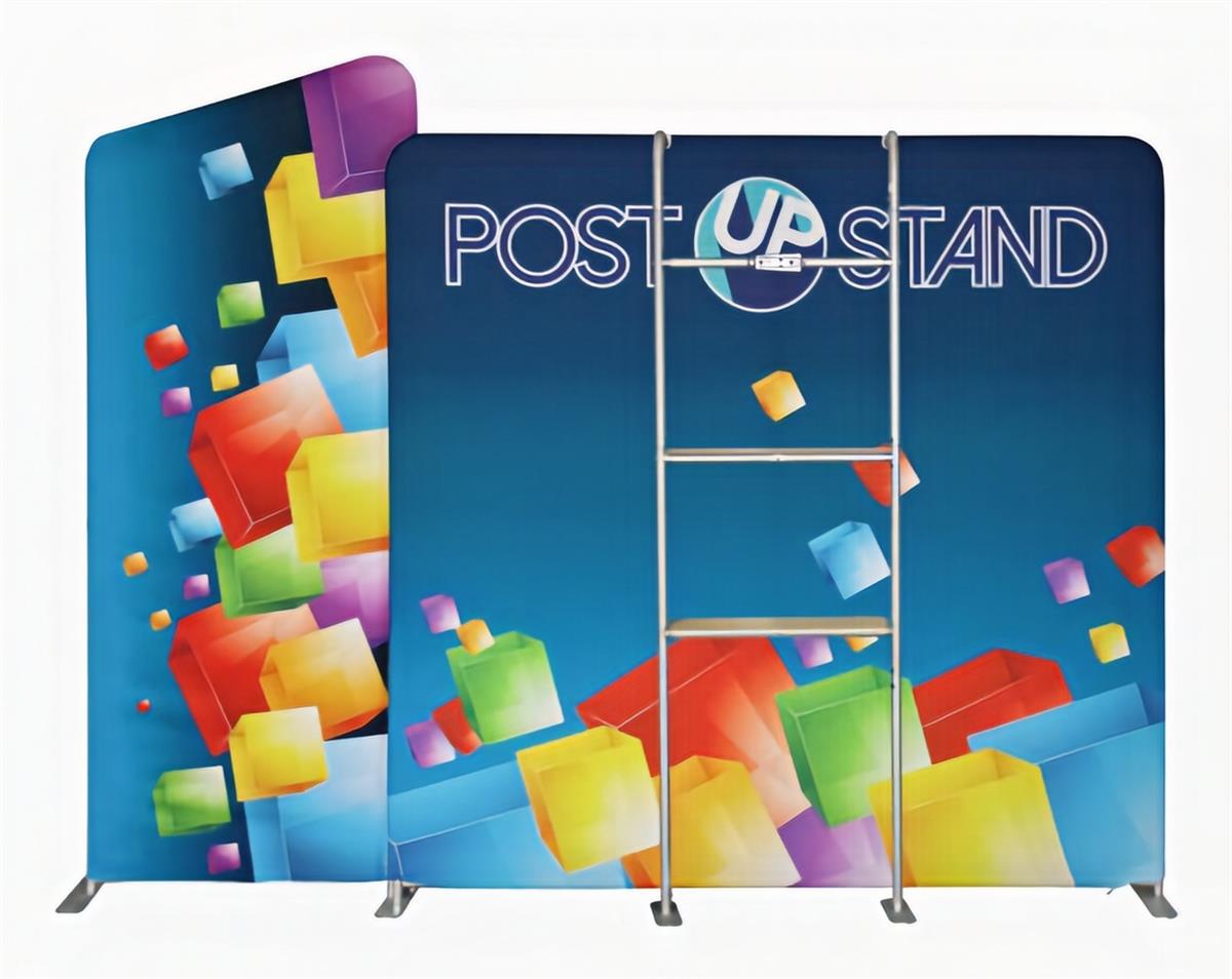Ladder and TV Mount for Large Modular Wall Stand | Post Up Stand