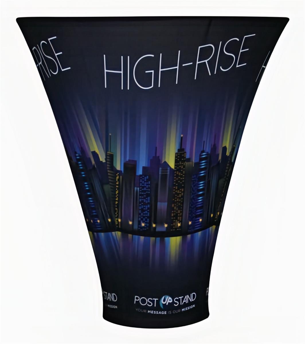 High Rise Tension Fabric 10' Funnel Tower Display