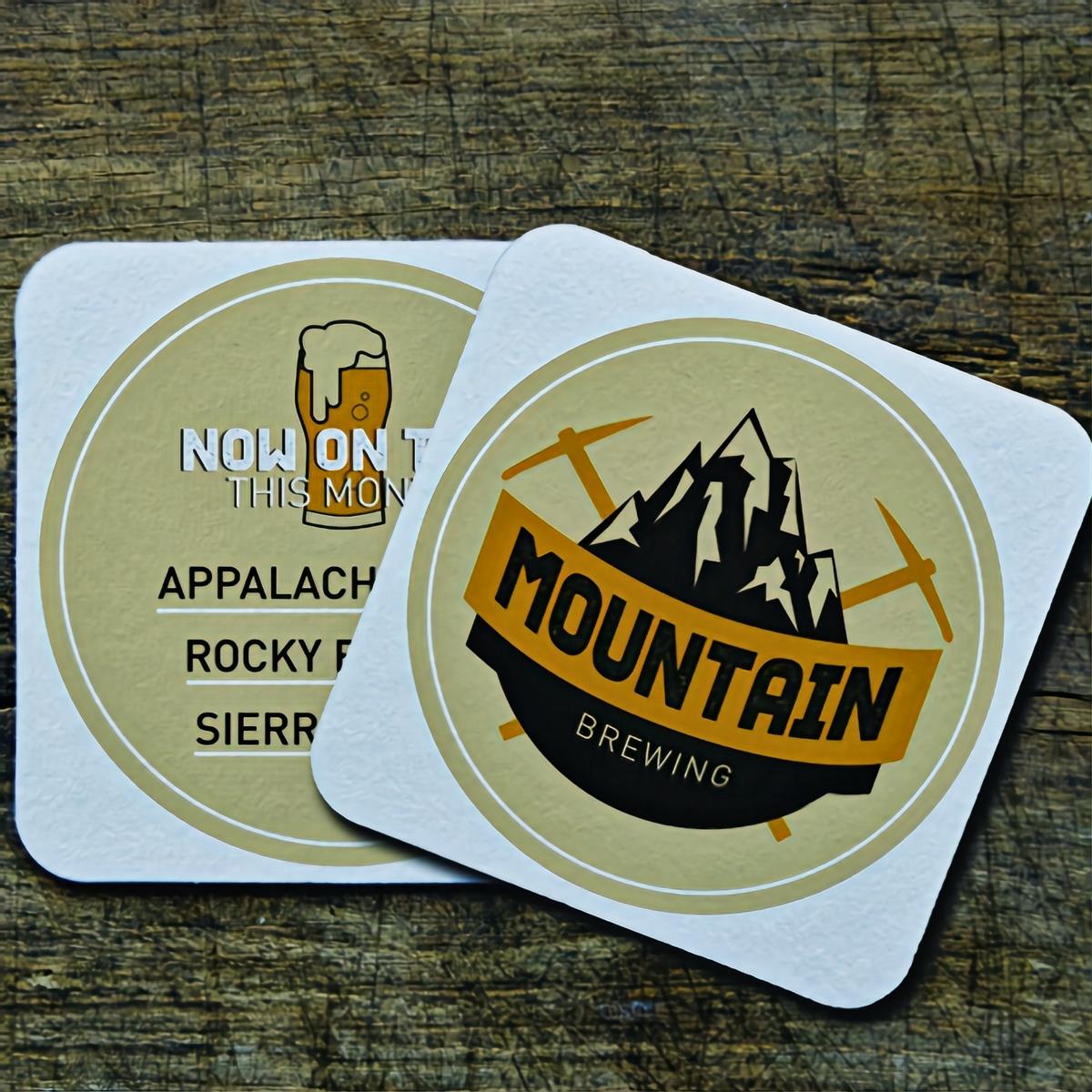 Custom Drink Coasters | Square Restaurant Beverage Coasters