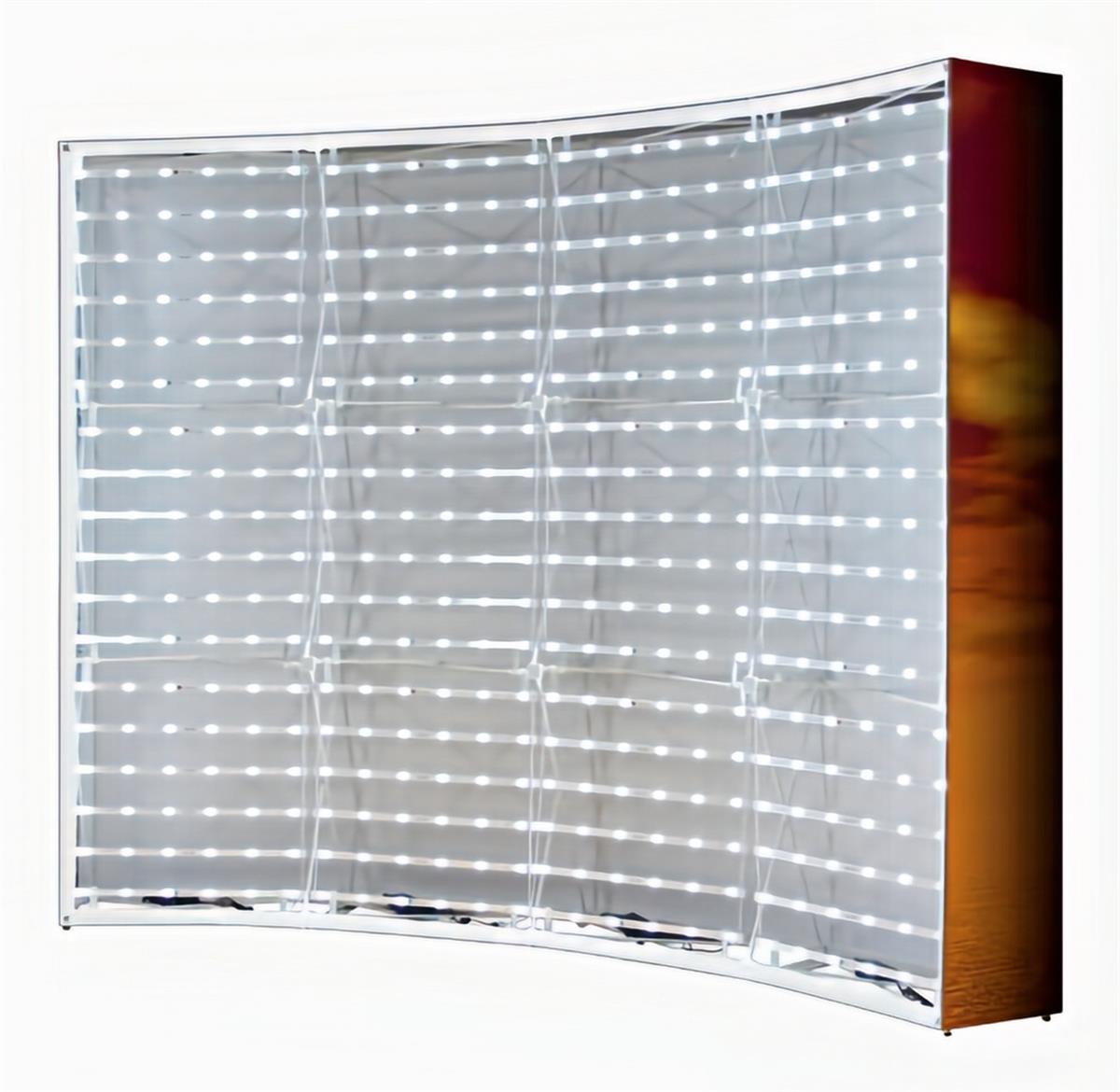 LUX SEG Backlit Pop Up Display & Podium | Post Up Stand