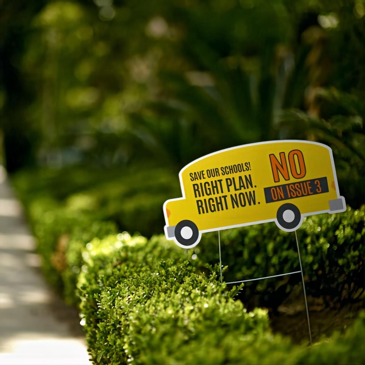 Custom Shaped Yard Sign Replacement Poster | TRT Banners