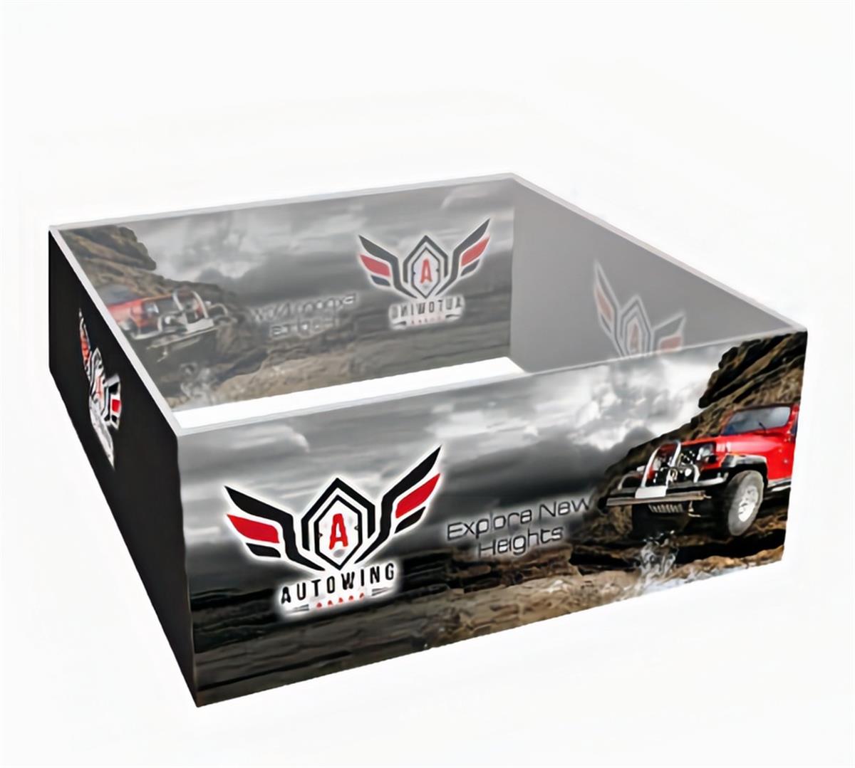 Square Trade Show Hanging Banner | Printed Overhead Banner