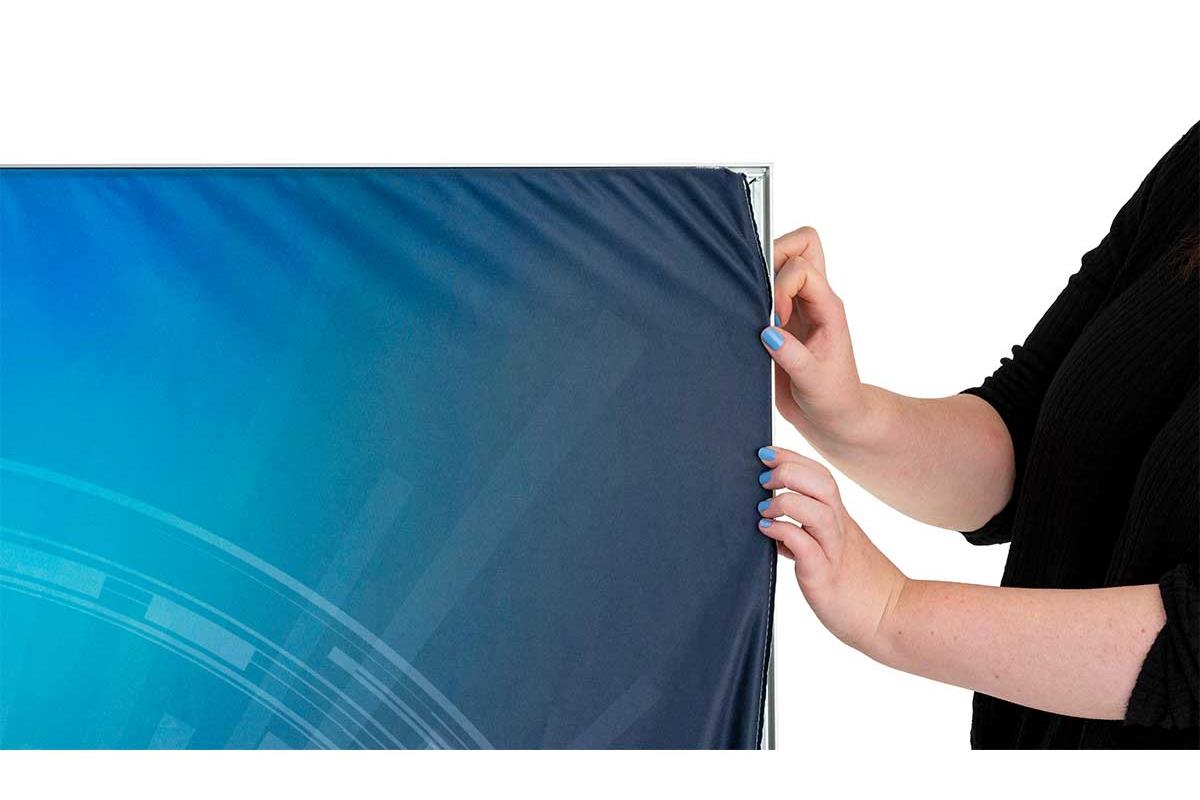 Backlit Fabric Light Box Graphics Replacement | Post Up Stand