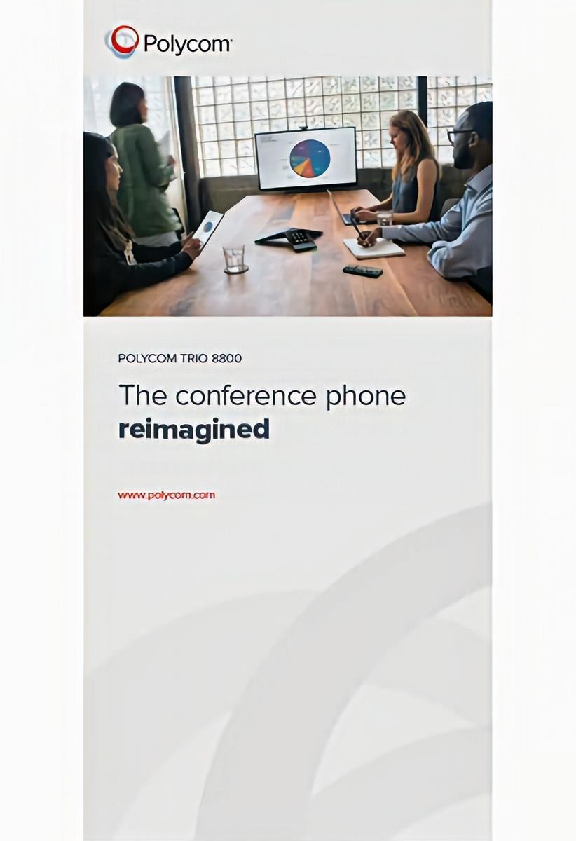 Polycom Trio 8800 Banner -39"x80" Narrow Base Stand-Vinyl