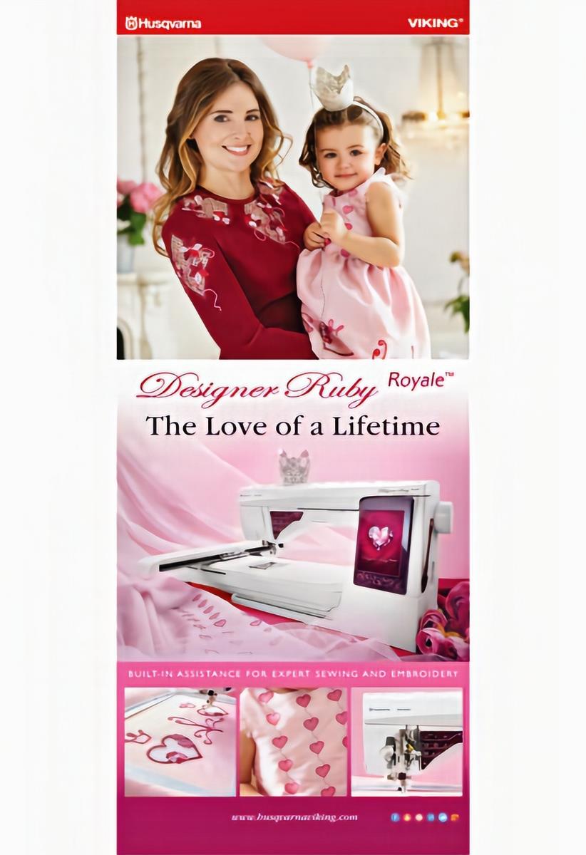 Viking Ruby Royale Replacement Banner | 33" x 80" | Post-Up Stand