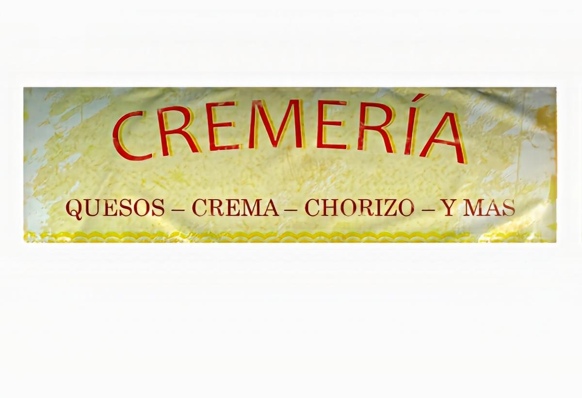 Sysco 203552 - Cremeria 96" x 28" Vinyl Banner