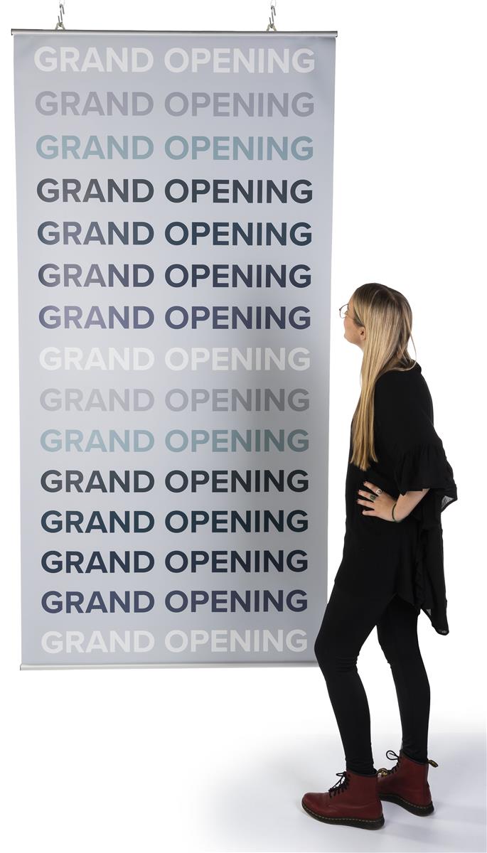 Banner Holders - 48" Width Ceiling Hanging Rails