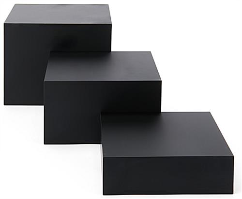 Recycled Acrylic Cube Display | Set of 3 Nesting Risers