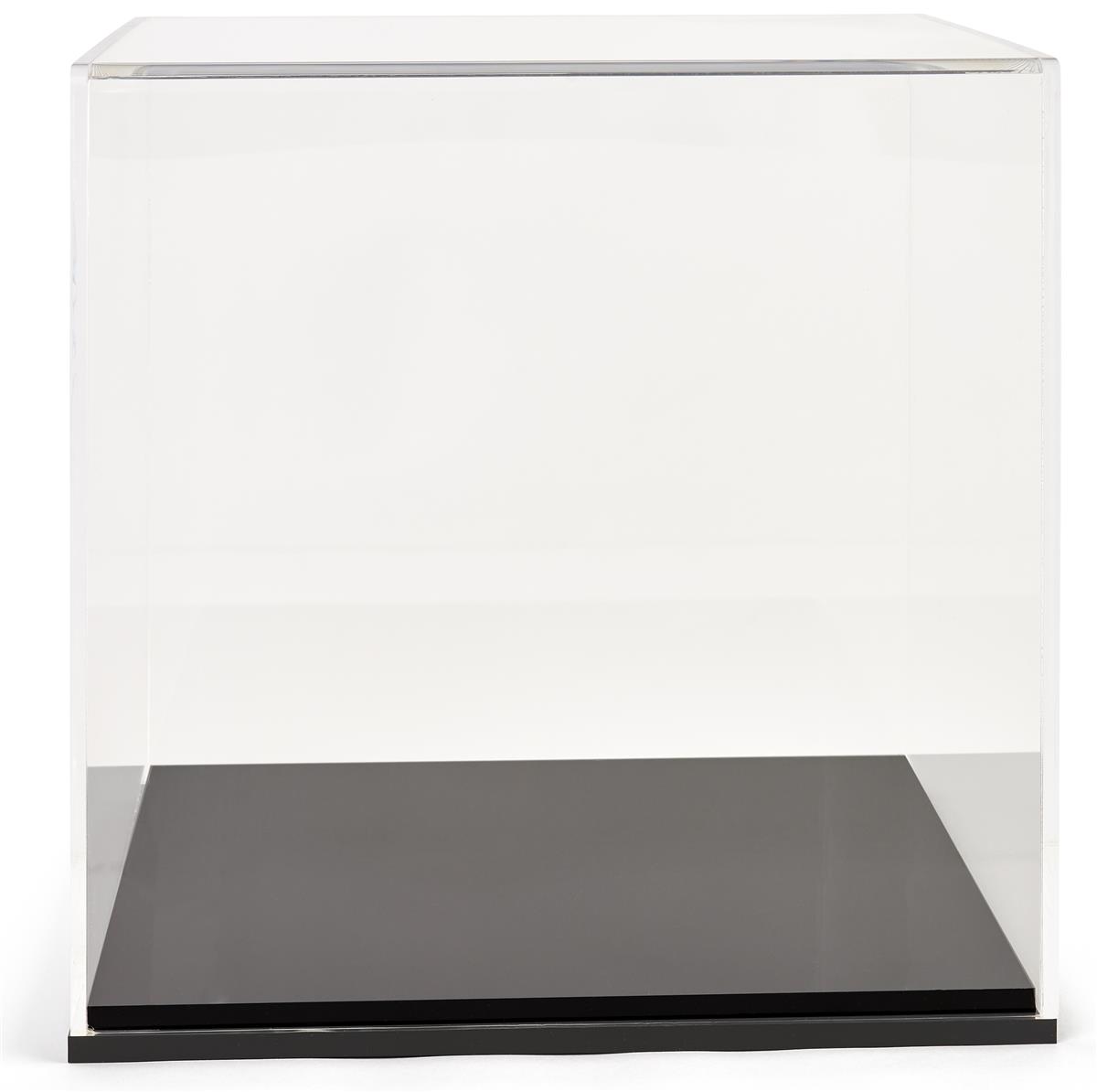 14" Square Recycled Acrylic Display Box | Riser & Black Base