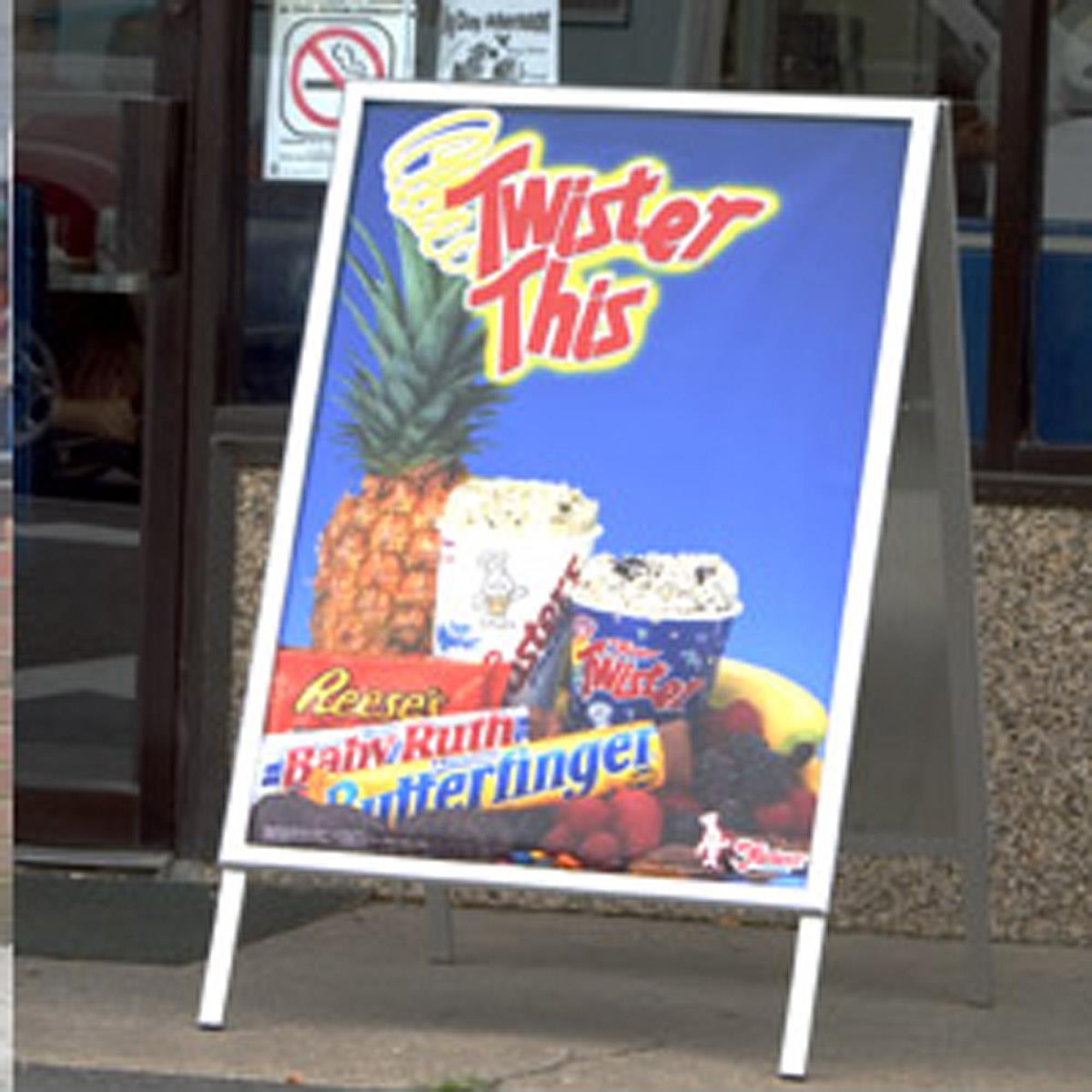 A-Frame Sign | Large Format Double Sided Poster Frame