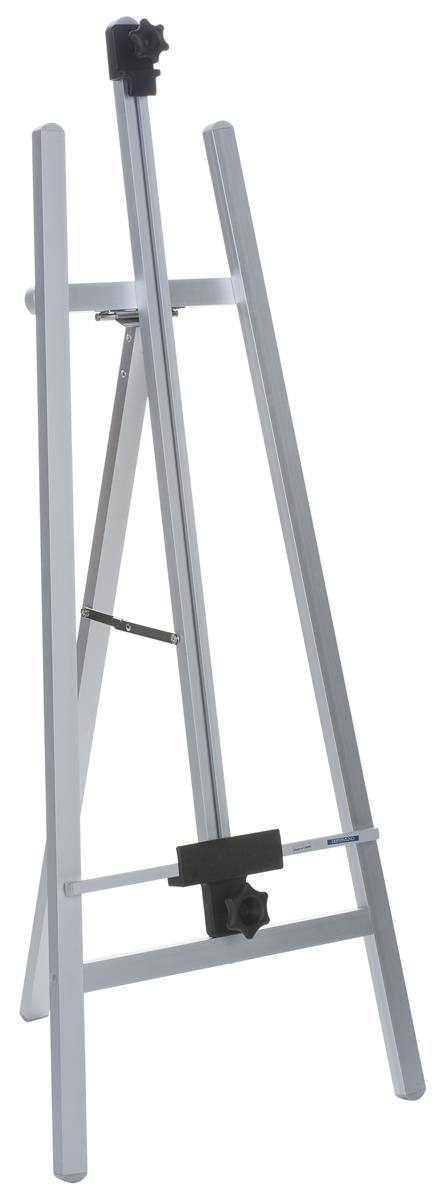 Silver Metal Fold-Up Easel | Aluminum with Adjustable Bracket