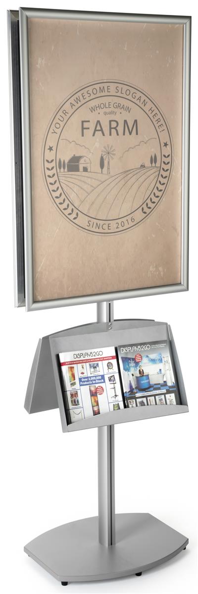 6' Designer Literature Sign Stand for 24" x 36" Posters