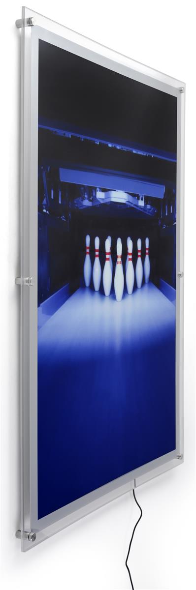 27” x 40” LED Crystal Light Box | Power Switch Located on Frame
