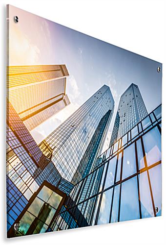 Skyscraper Print on Acrylic | 4 Steel Standoffs