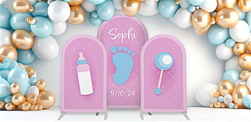 Custom Arch Backdrop | Aluminum Frames with Full Color Graphics