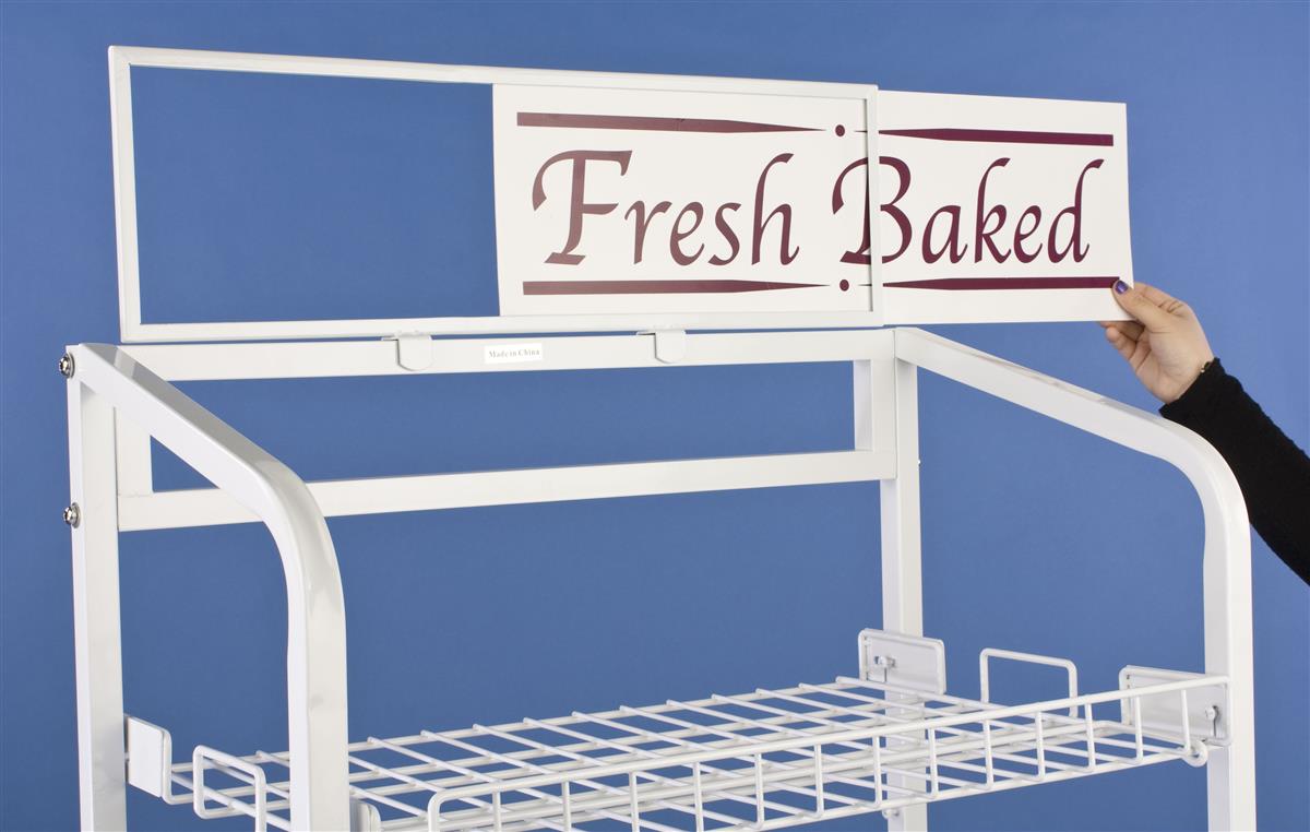 Bakery Bread Display | Sign Frame Included