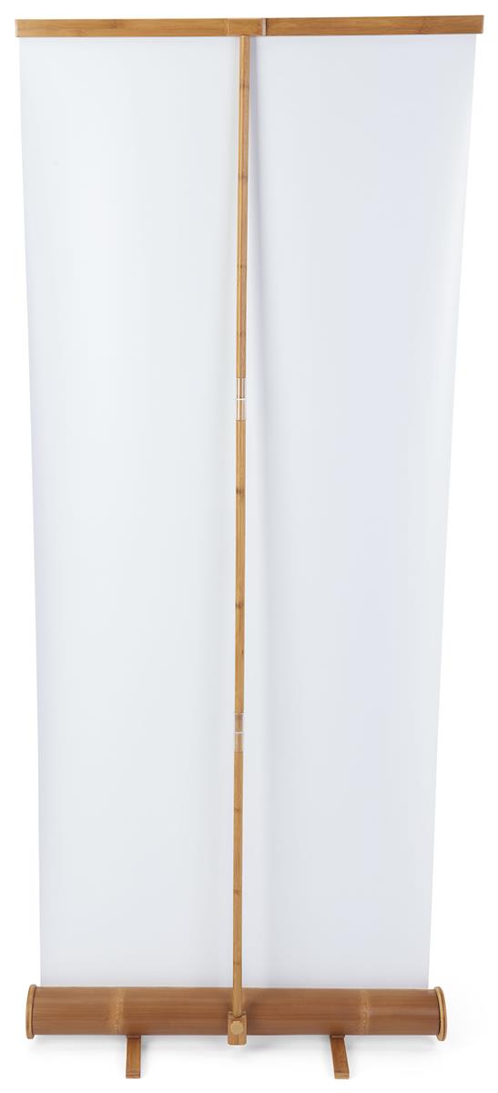 Bamboo Banner Stand | Custom Full-Color Graphics
