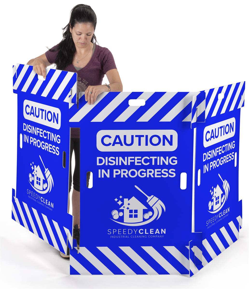 Portable Safety Barrier| Three Interlocking Bubble-X™ Panels