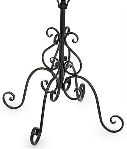 Wrought Iron Hat Rack | 5 Tiers & Rotating Hooks