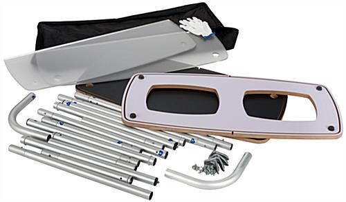 Stretch Fabric Shelf Stand | Durable MDF & Acrylic Surfaces