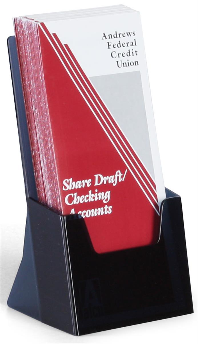 Leaflet Displays | Molded Plastic Design with Black Finish