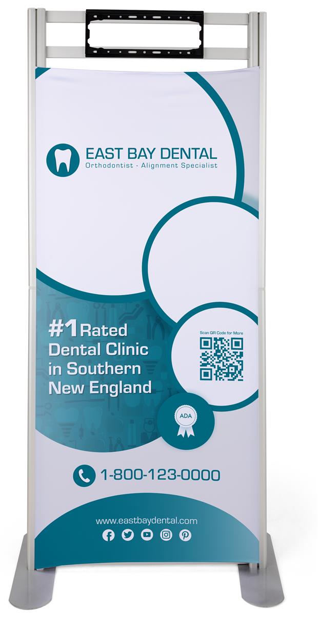 Poster TV Stand | Full Color Custom Graphics