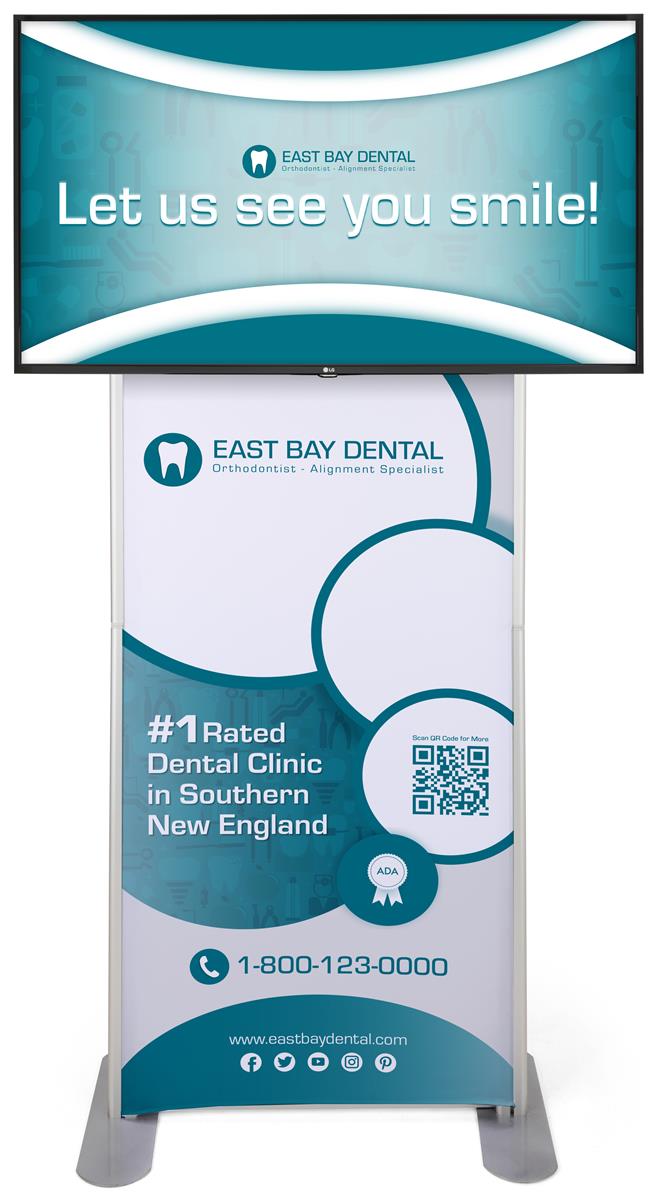 Poster TV Stand | Full Color Custom Graphics