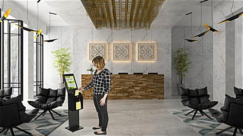 Black Charity Collection Box | Floor Standing