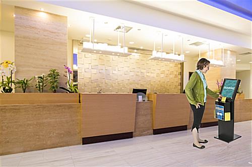 Black Sign Stand with Charity Box | Locking Lid