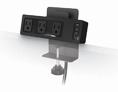 Tablet Holder with Charging Hub | Clamp Base
