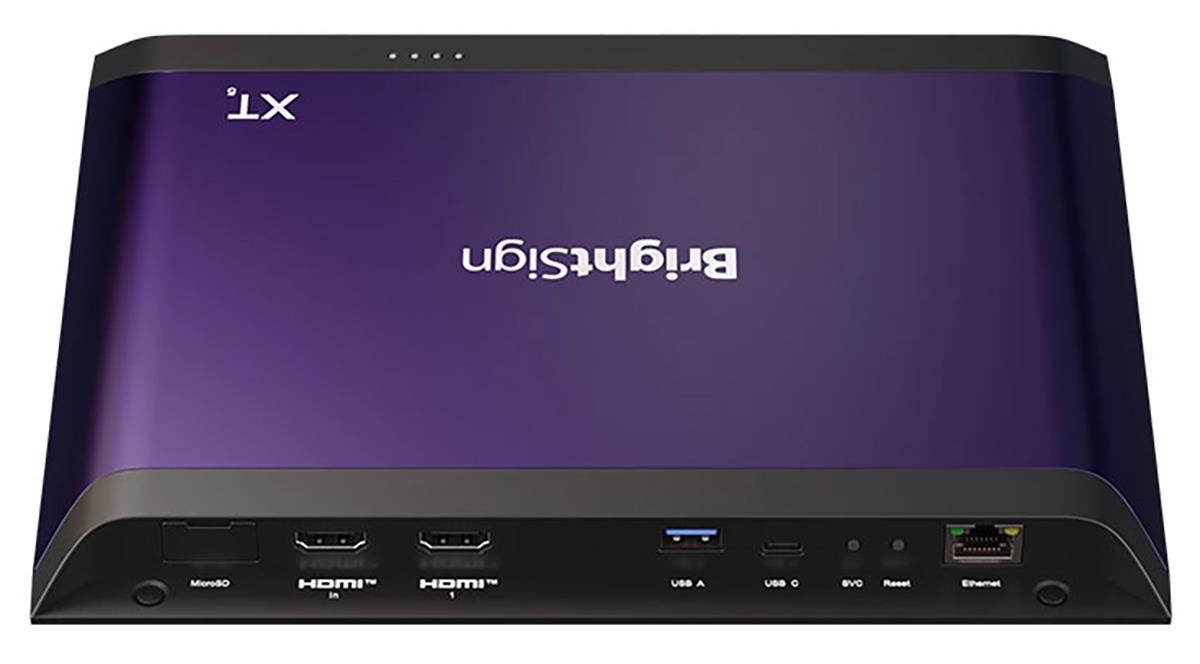Brightsign XT1145: Live Stream Media Player | 4K Video Zoning