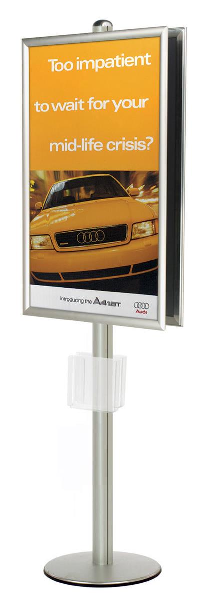 Banner Display | 24 x 36 Snap Open Poster Stand w/ 2 Pockets